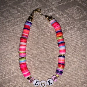 Letter F Beads 7mm Silver and White Alphabet Beads | Etsy