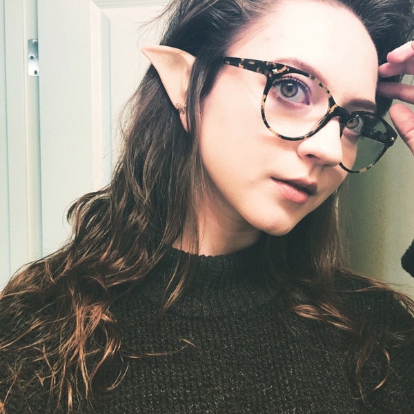 Custom Painted Elf Ears for Hobbit Pixie Dalish Fairy Costumes and ...