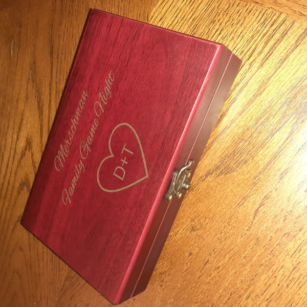 Personalized Card Set, Custom Card Set, Card Gift Set, Cards and Dice ...