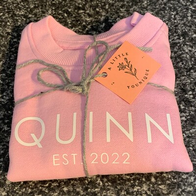 Personalised Baby Jumper - Etsy Australia