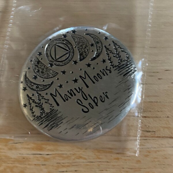30 Days Sober, 60 Days, 90 Days Sobriety Token, Sobriety Coin ...
