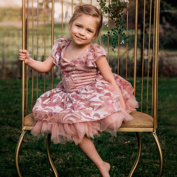 FUR Gown, Heavy Fake Fur Gown One of a King Fit 10-14y With Headpiece ...