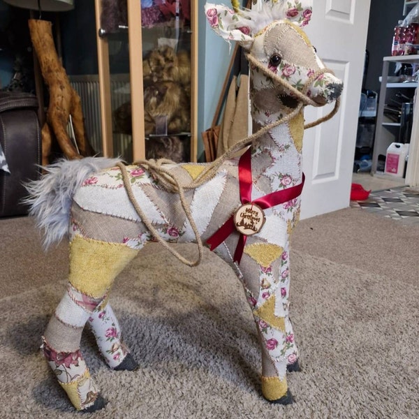 Roderick Scrappy Roe Deer, Pdf Pattern and Instructions With Youtube ...