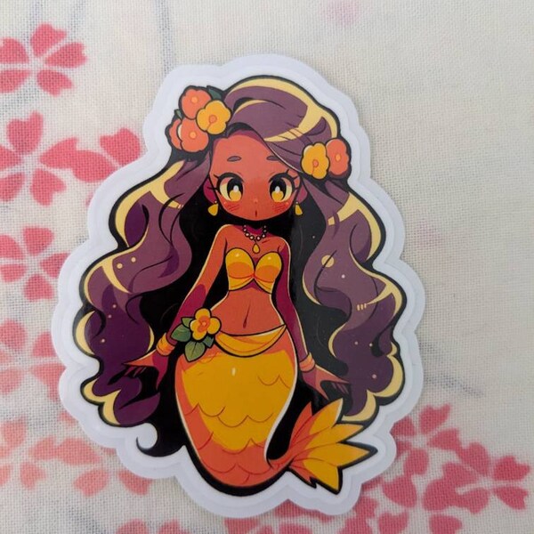 Sunny Slime Girl Sticker, Cute Stickers Kawaii Aesthetic, Laptop ...