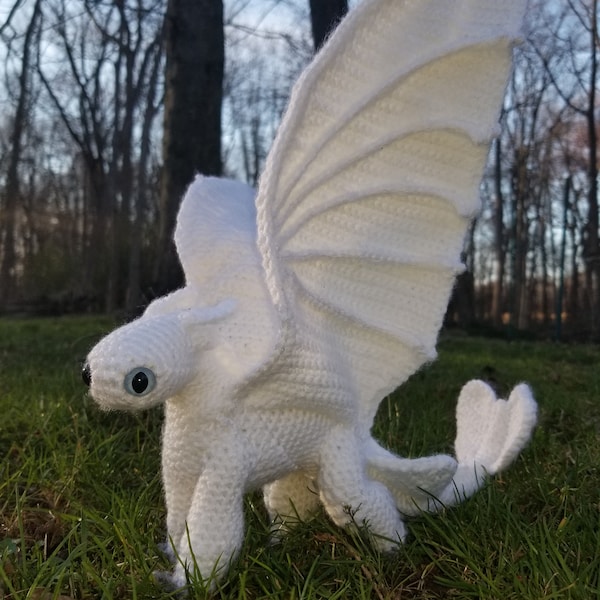 Lightfury How to Train Your Dragon PDF US Crochet Pattern (english) - Etsy