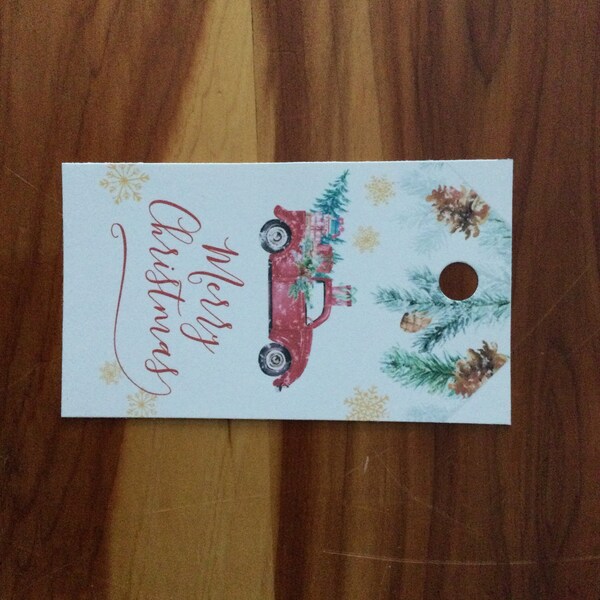 EDITABLE Christmas Tags, Christmas Favor Tag, Christmas Gift Labels ...
