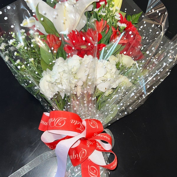 2" Wide Alpha Kappa Alpha AKA Sorority Inspired Wired Double Faced ...