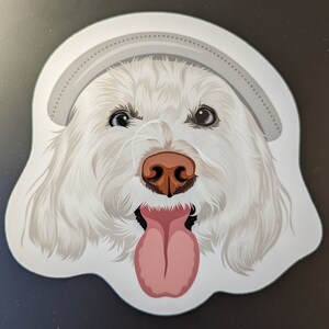 Personalized Dog Stickers Hand Drawn Custom Pet Sticker, Custom Dog ...