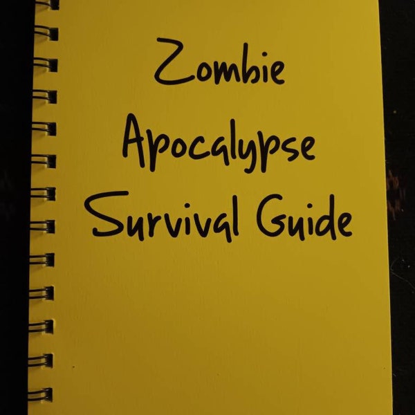Journal, Zombie Apocalypse Survival Guide, Zombies, Writing Journal ...