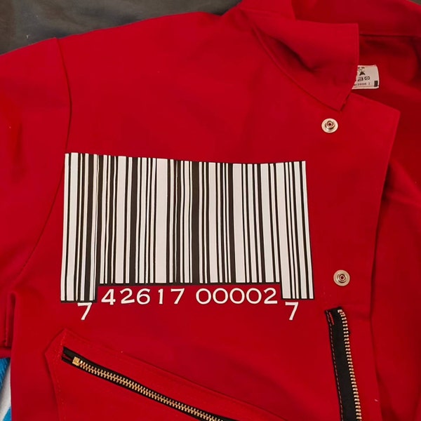 Slipknot Barcode SVG for IRON ON Halloween Costume Jumpsuit - Etsy