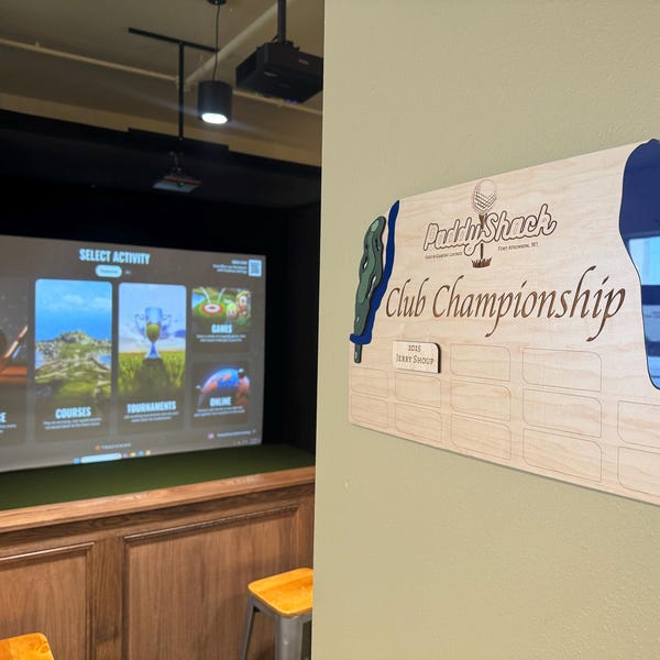 Best Round Score Display, Desk Golf Decor, Unique Golf Gifts for Dad ...