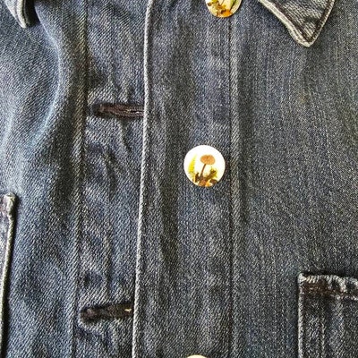 Floral Handmade Buttons 30mm in Pieces not Sets/ Epoxy Resin Buttons ...