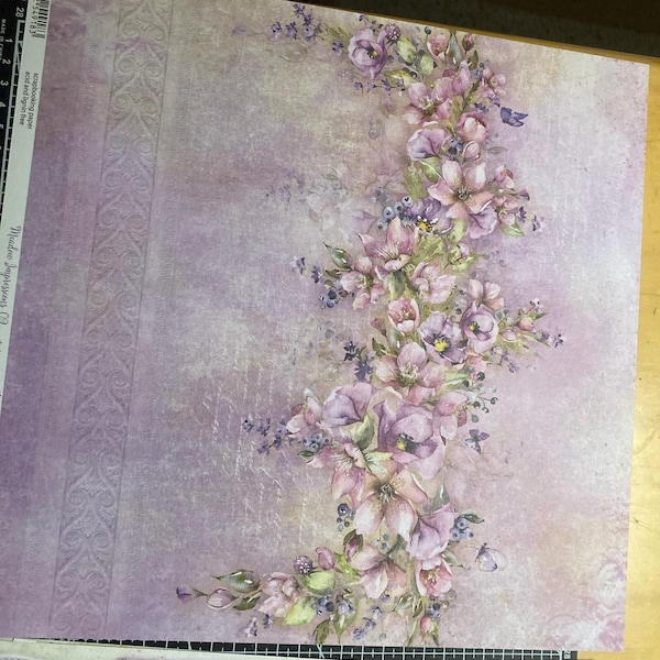 12 X 12 6 Sheets, Rose Emotions, Craft O'clock, Sheets for Cutting ...