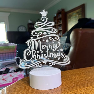 3D Lamp File 3D Laser Christmas 3D Laser Cut Files, 3D Lamp Files, 3D Lamp Svg 3D Led Lamp File ...