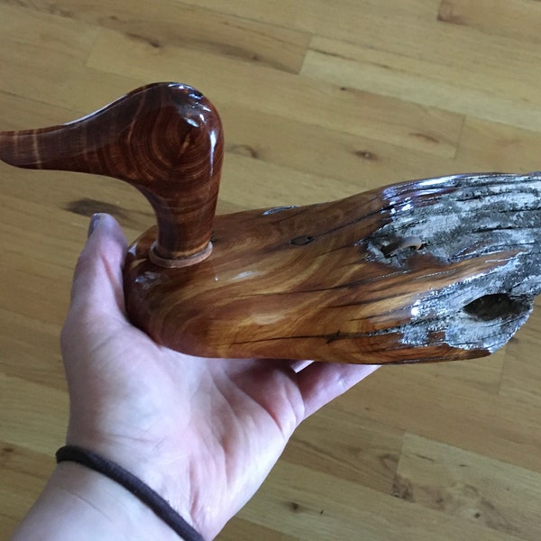 Cedar Fence Post Duck—medium. Gift for Him. Father's Day Gift. Rustic ...