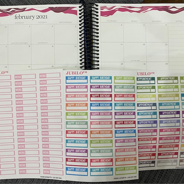 Planner Stickers - Work Stickers - Fits Erin Condren and Happy Planner ...