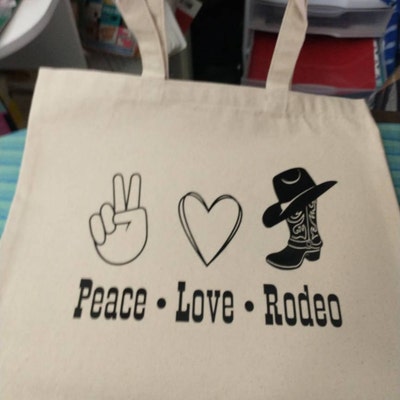 Peace Love Rodeo Svg Rodeo Svg Cowboy Svg Cowboy Rodeo Svg Peace Svg ...