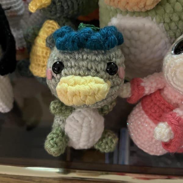 Crocheted Japanese Kappa Amigurumi Plushie - Etsy