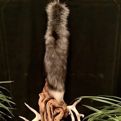Eco Friendly Frost/indigo Fox Tails - Etsy
