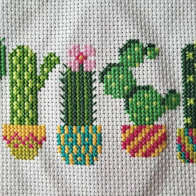 Cross Stitch Coaster, Clear Acrylic Coaster, 80mm Square - Etsy