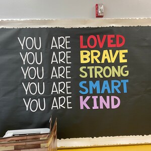 You Are Bulletin Board Cutouts Decor - Etsy