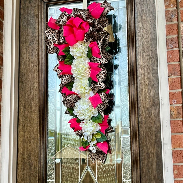 Extra Large Wreath for Front Door, XL Door Swag, Gladiola, ALL SEASON ...