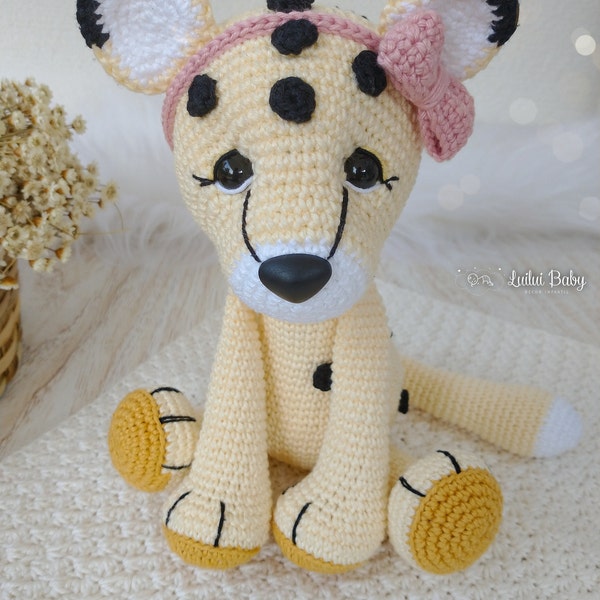 Snow Leopard Crochet Pattern, Cheetah Crochet Pattern, Cat Crochet ...