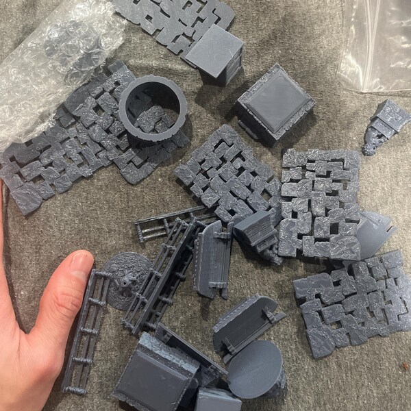 WII Army Trench Set Dnd Miniature Wargaming Terrain for Dungeons and ...