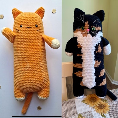Big Long Cat Crochet Pattern. Create You Own Big Long Cat Amigurumi ...