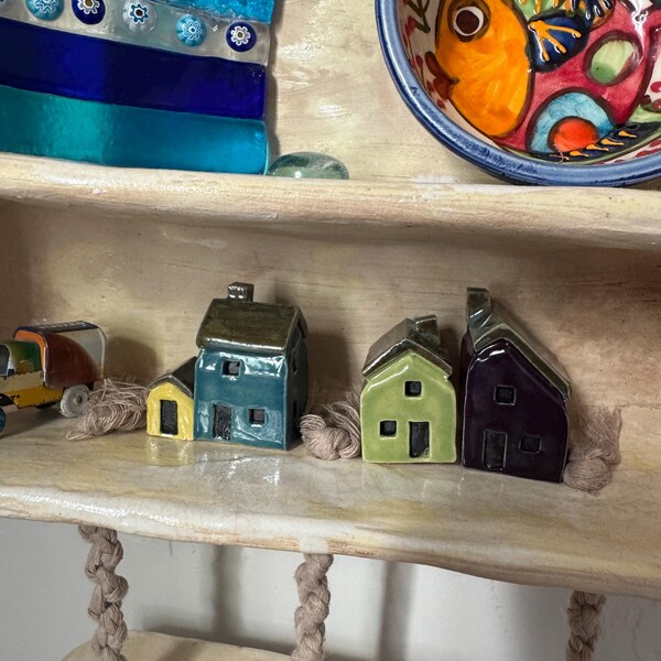 Flower Houses. Miniature Ceramic Cottage Designs. Handmade by Collected ...