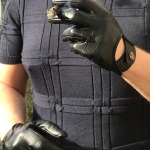 Altezzoso Roadster Brown Leather Driving Gloves for Men - Etsy