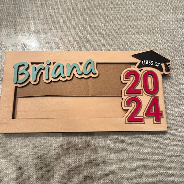 Personalized Grade School Picture Frame, School Years Photo Frame ...