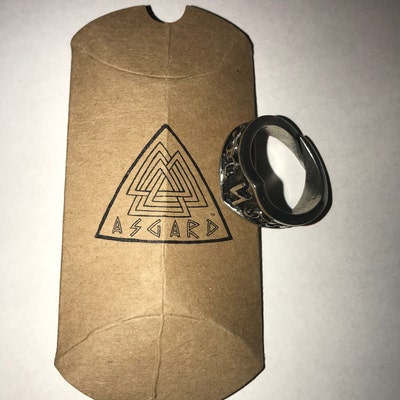 Sowilo Viking Rune Letter S Runic Ring Adjustable - Etsy UK