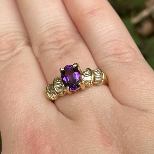 Antique Victorian Carbuncle Garnet Set With Rose Cut Diamond Star and ...