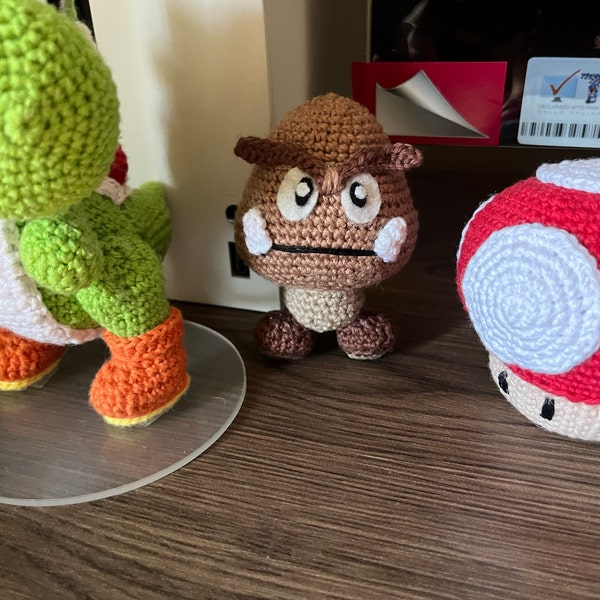 CROCHET PATTERN - Goomba Super Mario Bros - PDF File- English, French ...