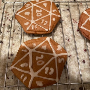 D20 | D20 Dice | D20 Cookie | Cookie | Cookie Cutter | Custom Cookie ...