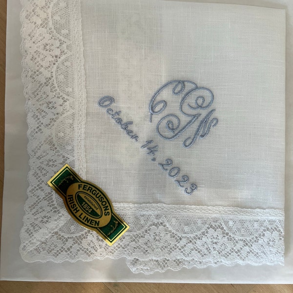 White Lace Wedding Handkerchief, Wedding Hankerchief, Wedding Hanky ...