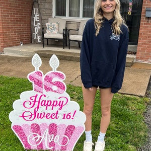 Personalized Cheer Squad Sign, Customize School or Team Name ...