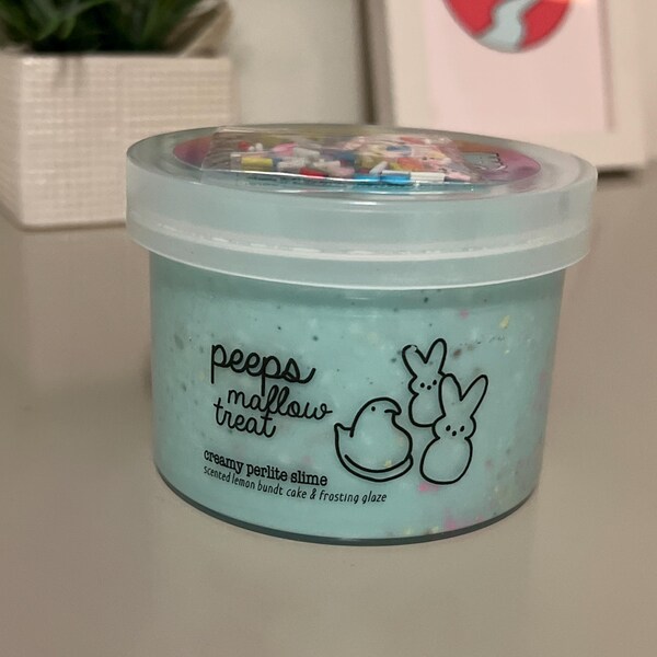 5oz Slime Container, Extra Slime Container, Slime Jar, Plastic ...