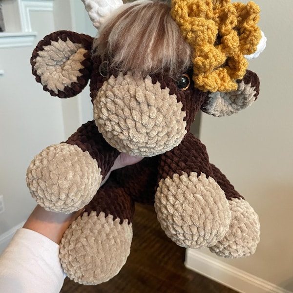 Highland Cow Crochet Pattern- Mod for "colbie the Cow" by When Crafting ...