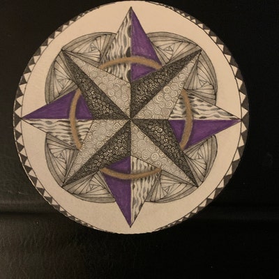 Labyrinth Stencils Set of 4 - Etsy