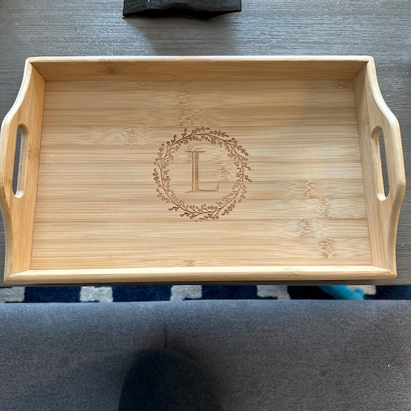 Personalized Serving Tray Custom Serving Tray Wood Serving Tray Wedding ...