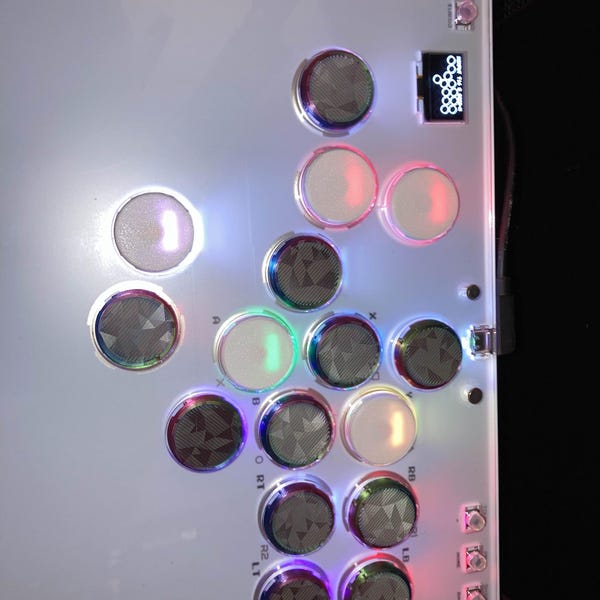 DIY Leverless All Button Controller Case for Sanwa and Similar Buttons ...