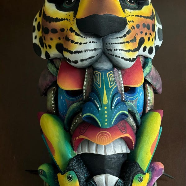Original Indigenous Mask From Costa Rica, Art From Boruca, Wooden Mask ...