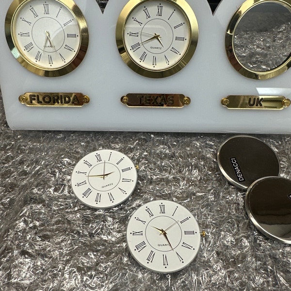 Time Zone Clock. 4 Customizable Zones. Optional Zone Labels. Personal ...