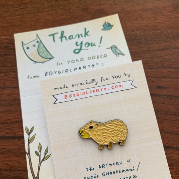 Capybara Enamel Pin Capybara Brooch Capybara Pin Badge Enamel Pin Game ...