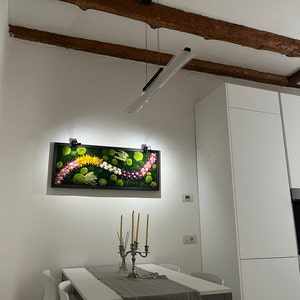 Summer Edition. LED Art. Moss Art Led Modern Wall Art. Real Moss. Moss ...