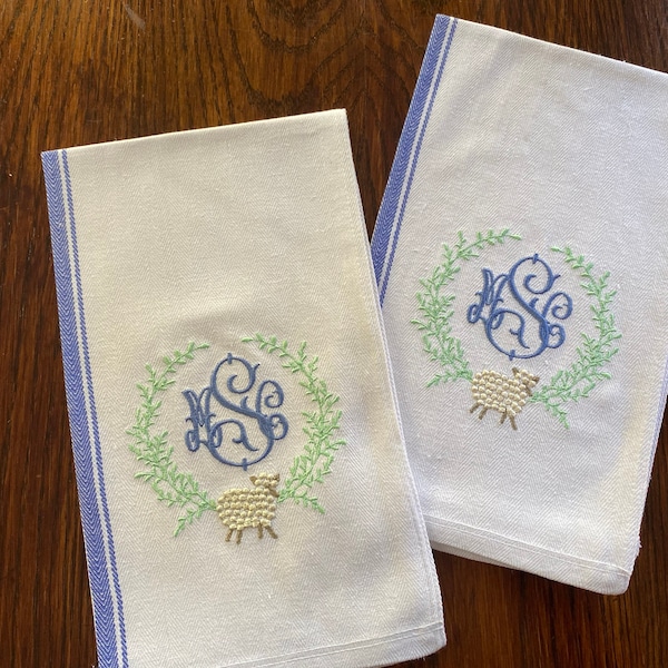 Lamb Tinies Bullion Style Mini Bundle - Baby Sheep French Knot Satin ...