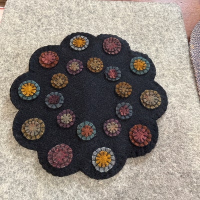 Wool Applique Kit: in the Meadow Needle Keep by Village Wool LLC - Etsy