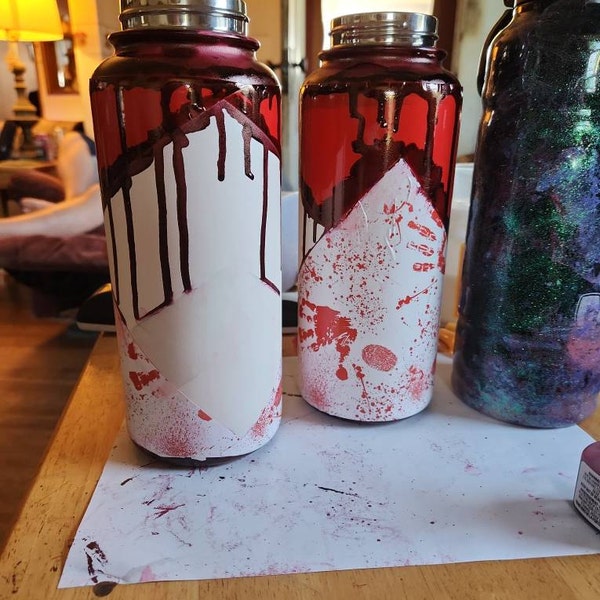 Blood Splatter Patterned Vinyl - Etsy